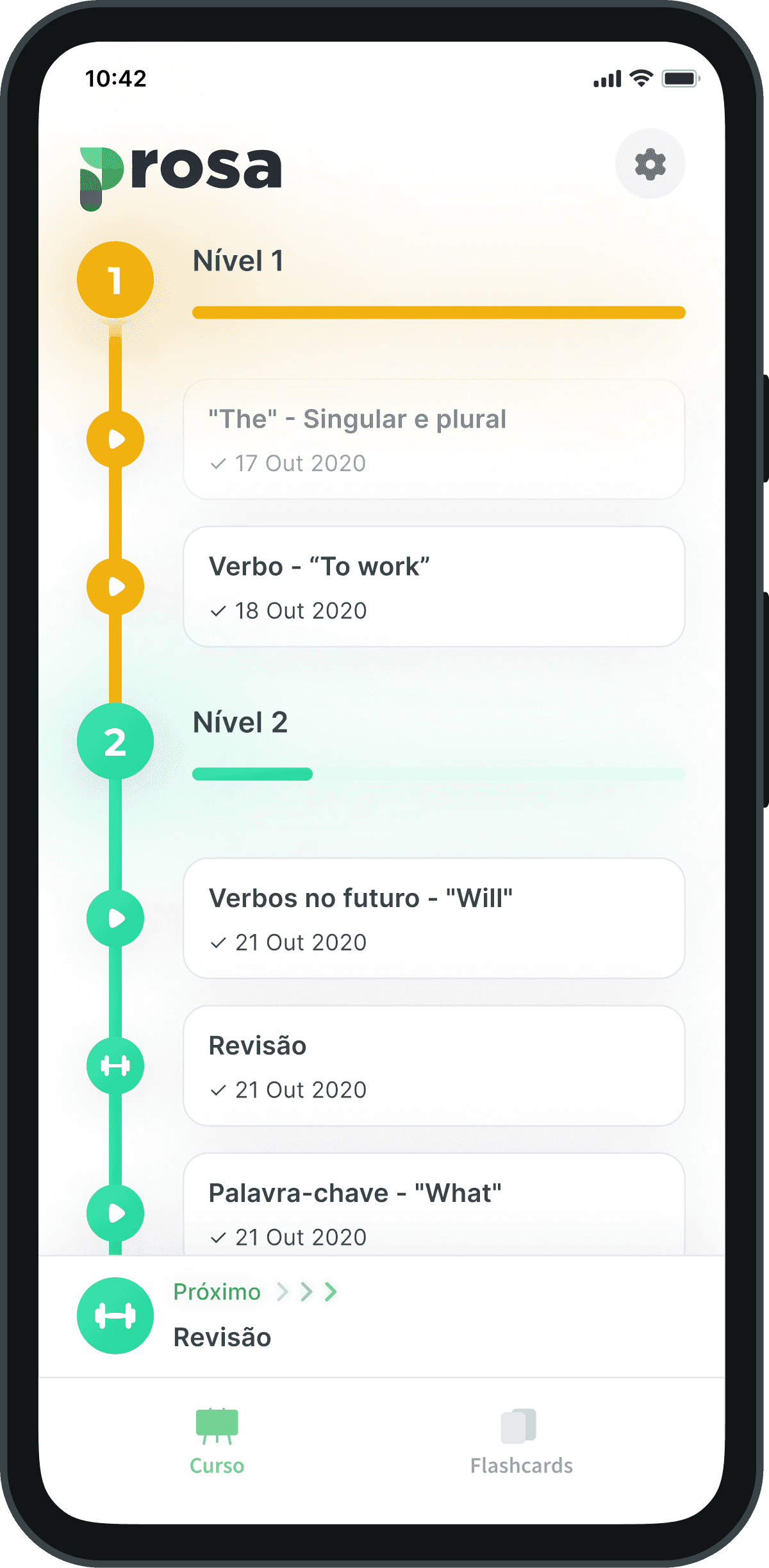 Prosa | A maneira mais rápida de aprender inglês.